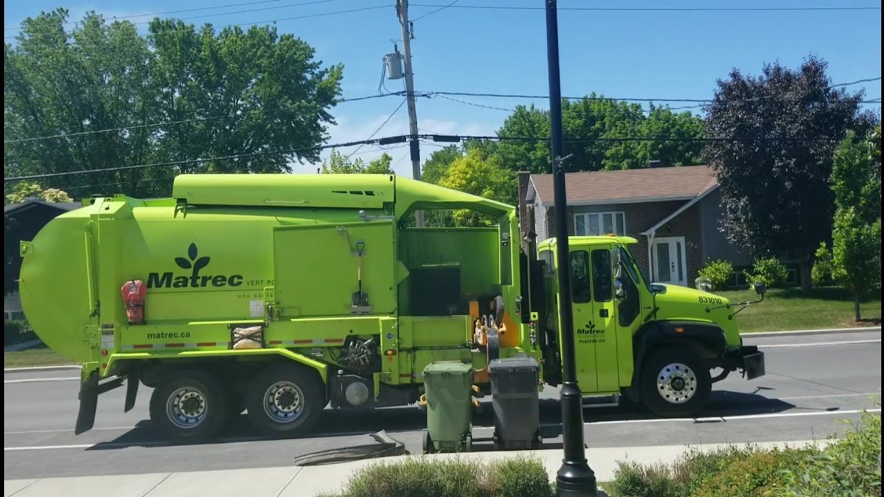 special new CNG matrec labrie expert 2000 in action vidéos 59 (garbage ...