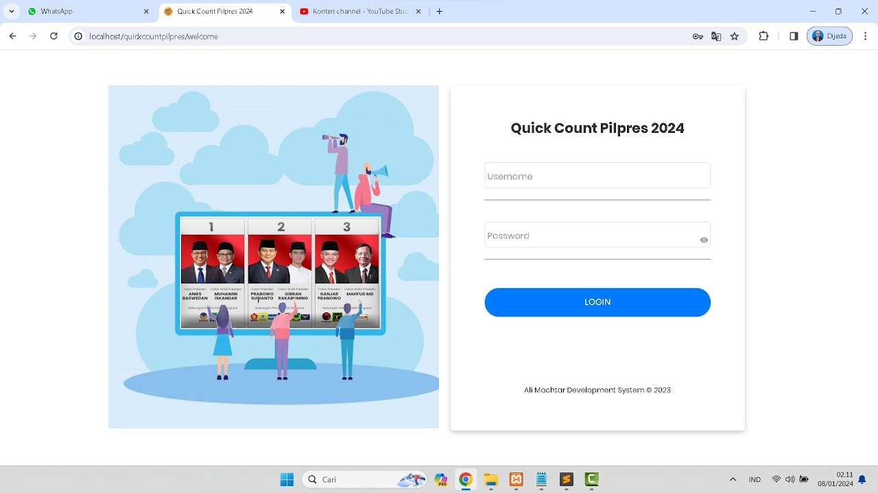 🔴🌟🌟Aplikasi Quick Count Pemilihan Presiden dan Wakil Presiden 2024 ...