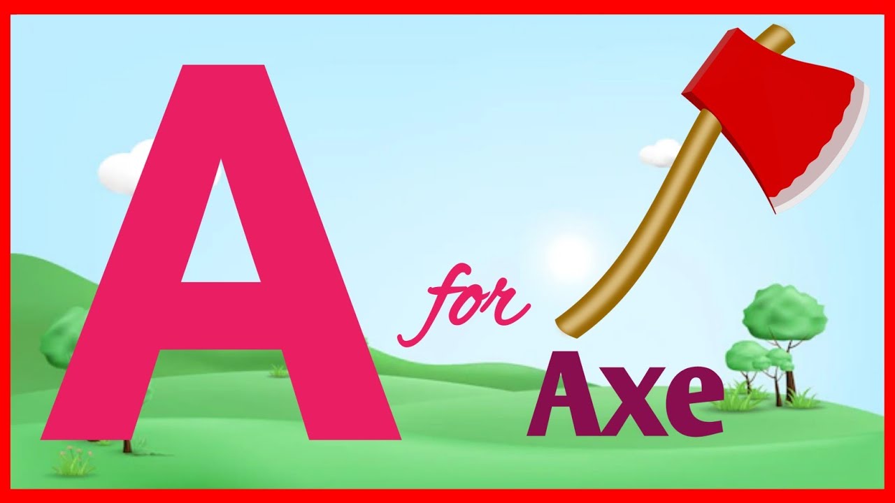 Phonics with TWO Words - A for Apple Song - ABC Baby Songs - YouTube