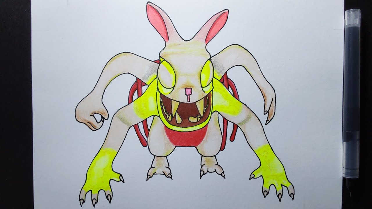 How To Draw Forgotten Rabbit Zoochosis Mutant Monster In Garry's Mod ...