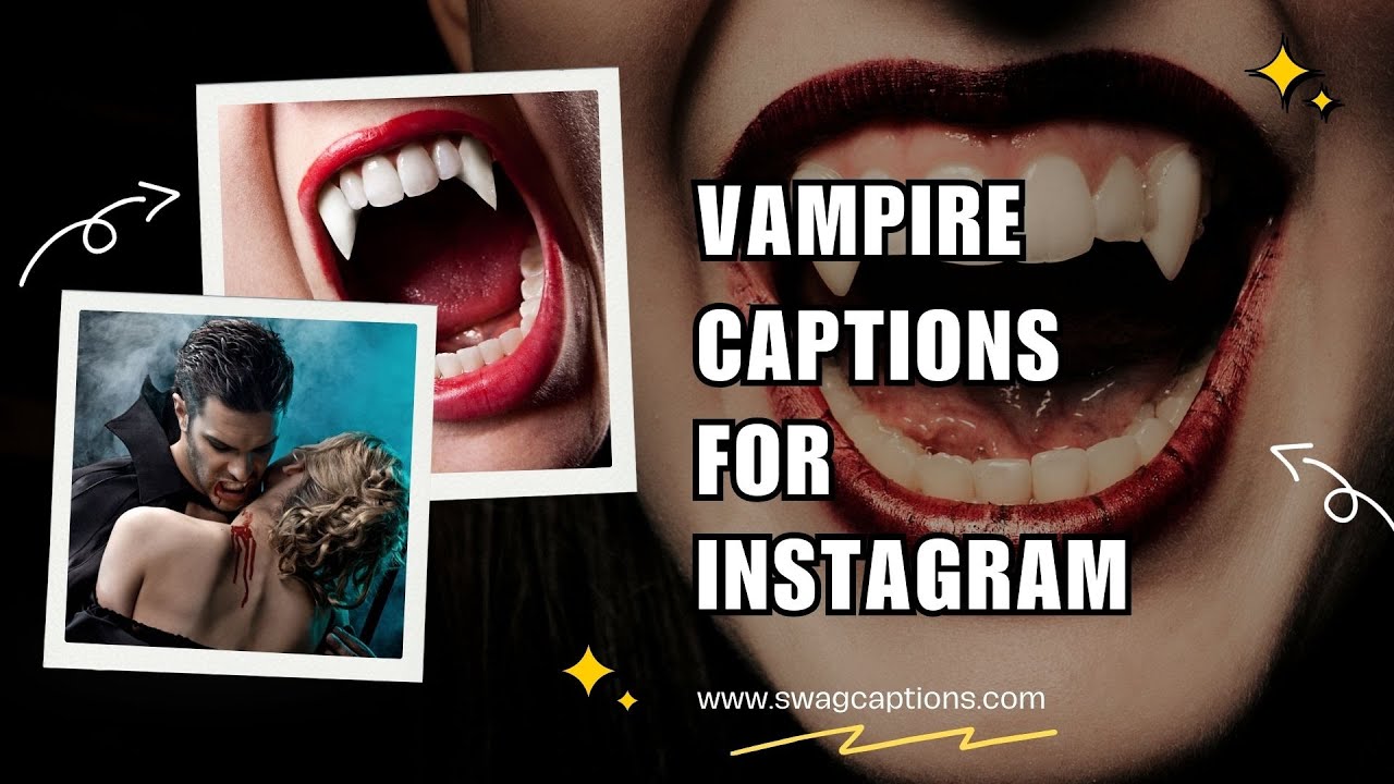 Vampire Captions for Instagram - YouTube
