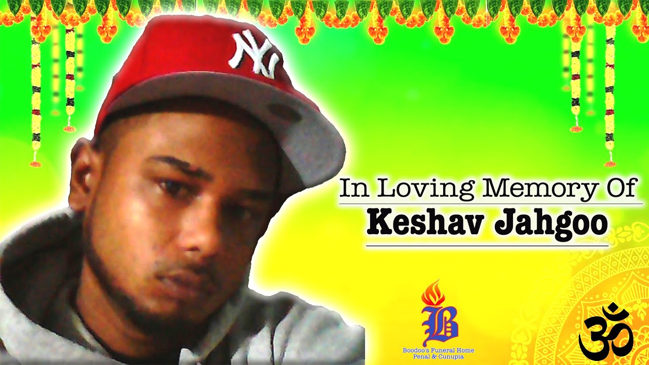 Keshav Jahgoo Funeral Service - YouTube