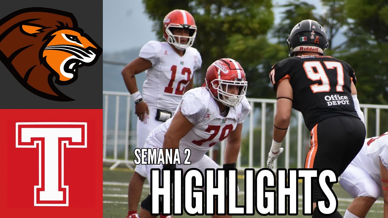 Leones UAQ vs Frailes UT (Highlights) | Semana 2 | Liga Mayor ONEFA ...