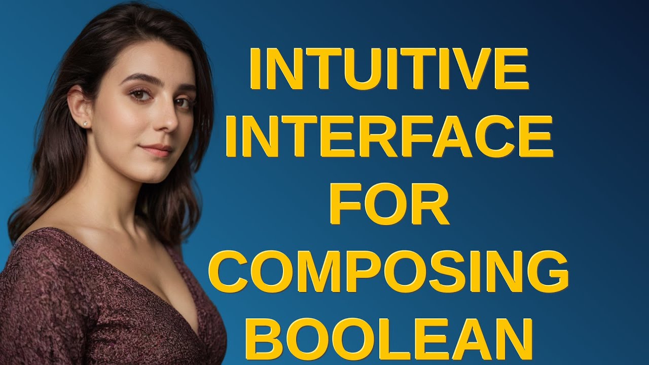 Ux: Intuitive interface for Composing Boolean Logic? - YouTube