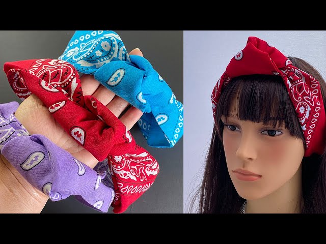How To Fold A Bandana Headband