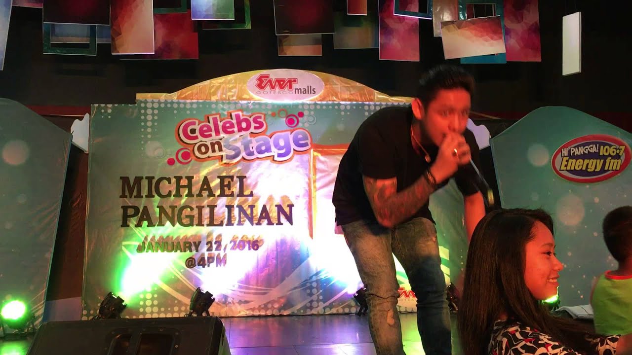Michael Pangilinan Live at Ever Gotesco Recto (2) - YouTube