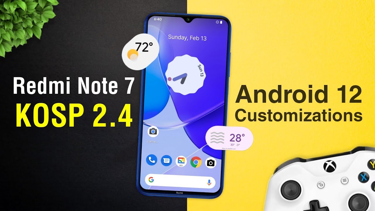 ⚡Android 12 KOSP 2.4 Rom Review on Redmi Note 7 | Smooth Rom ...
