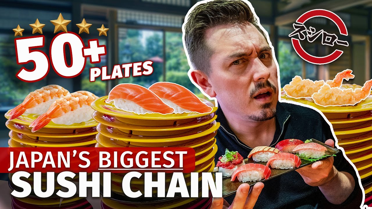 I Tried EVERY Sushi in Japan 🍣 Inside Tokyo's Conveyor Belt Restaurants ...