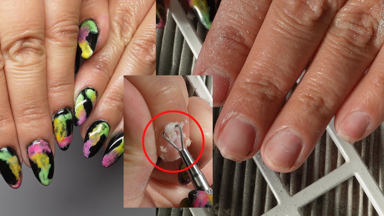 2 Ways How to Take Off Acrylic Nails at Home - YouTube