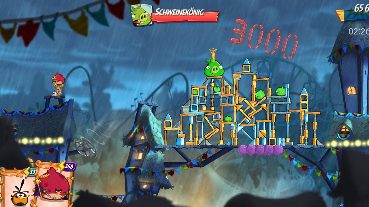 ANGRY BIRDS 2 LEVEL 3000 - YouTube