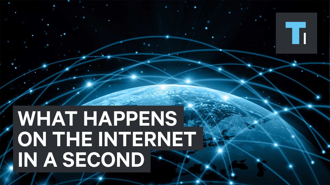 What happens on the internet in a second - YouTube