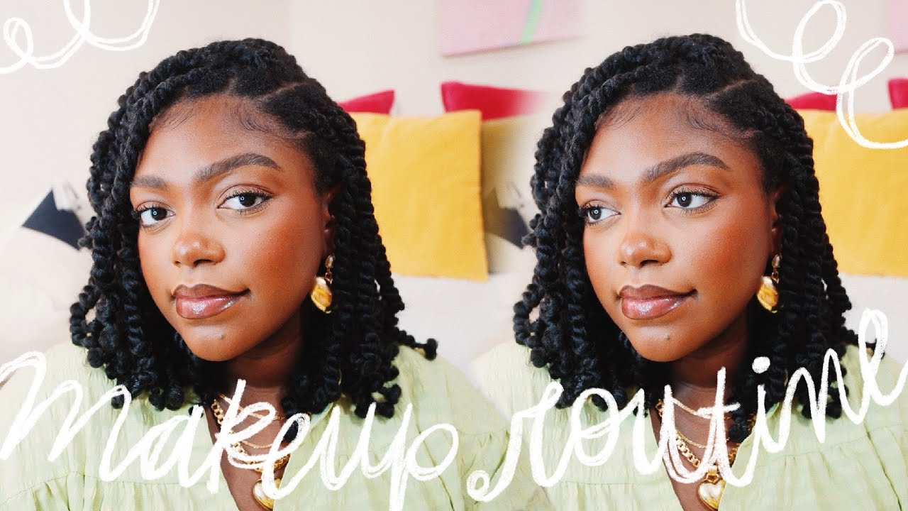 my full face makeup routine that lasts all day *glasses friendly* - YouTube