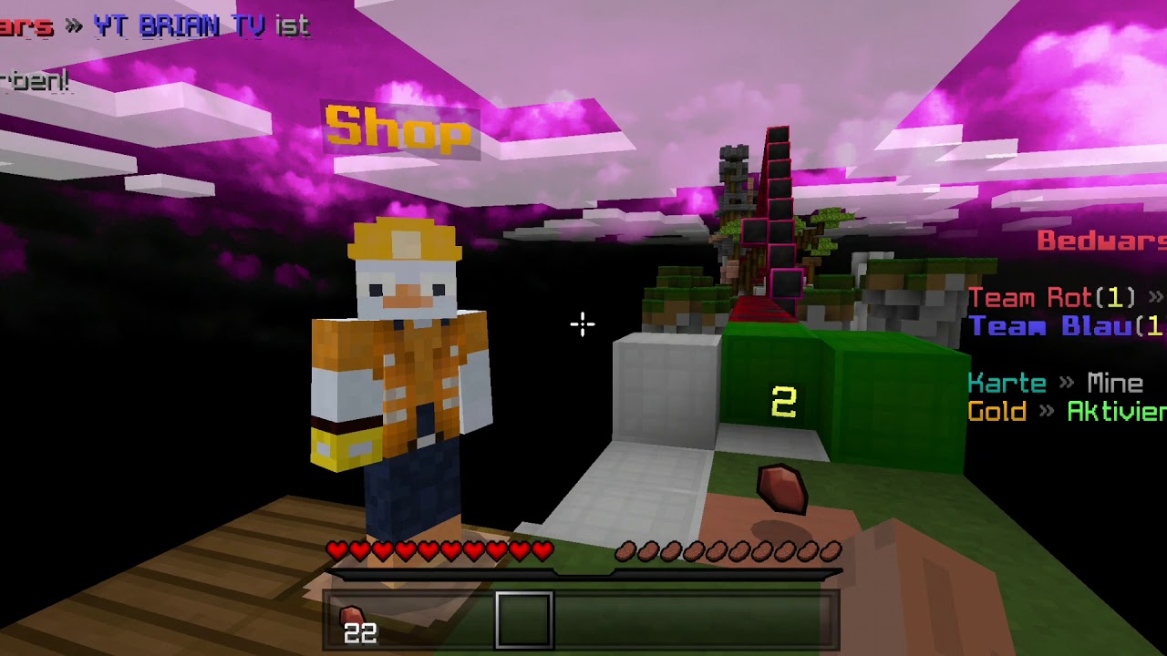 Paar entspannte runden auf dem Entengames.De server {Mcpe} - YouTube