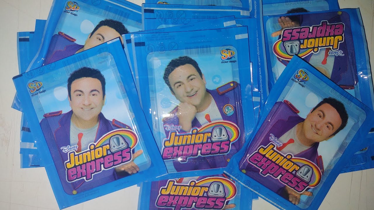 Album de figuritas Junior Express, Unboxing #4 - - YouTube