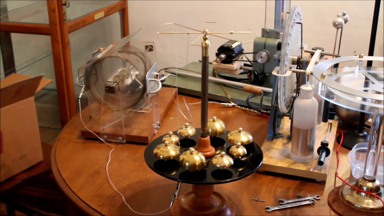 Electrostatic Chime with 8 tuned bells - YouTube