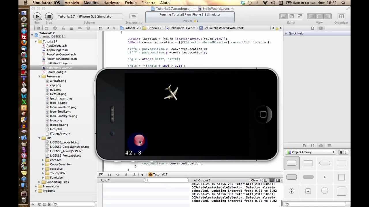 Cocos2D - Video Tutorial 17 parte 4/4 in ITALIANO - YouTube