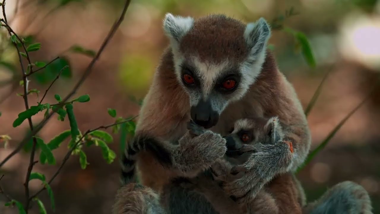 LEMUR HUNTING CICADAS - YouTube