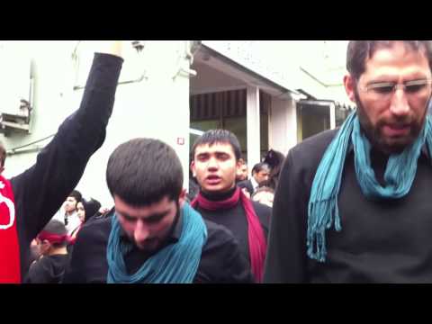 Halkalı'da Aşura Matemi, Ashura Mourning, Sine Vurma 2012 Turkey