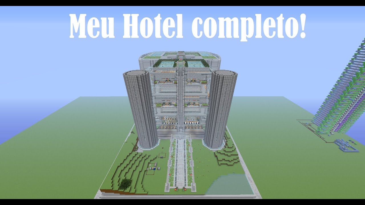 Minecraft- Meu Prédio (Hotel)- COMPLETO! - YouTube
