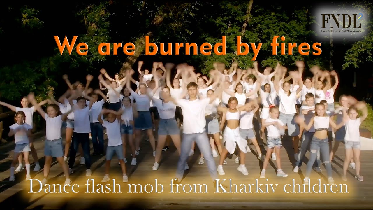 Dance flash mob from Kharkiv children in support of the world of dance ...