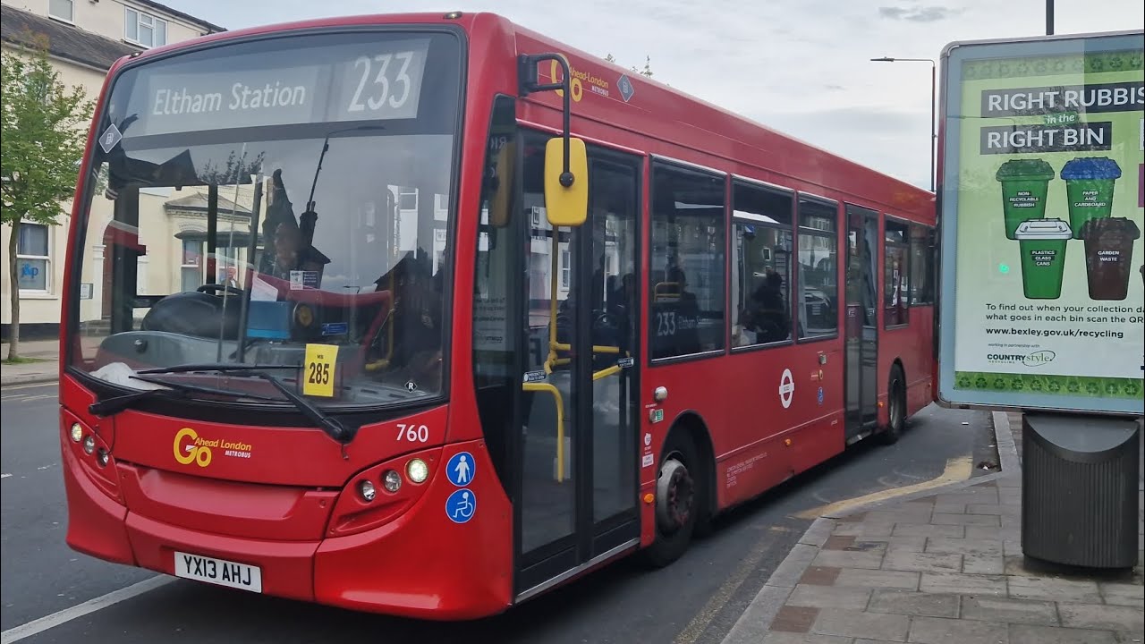 *Fast One* | Go-Ahead London 760 YX13AHJ Bus Route 233 | ADL Enviro 200 ...