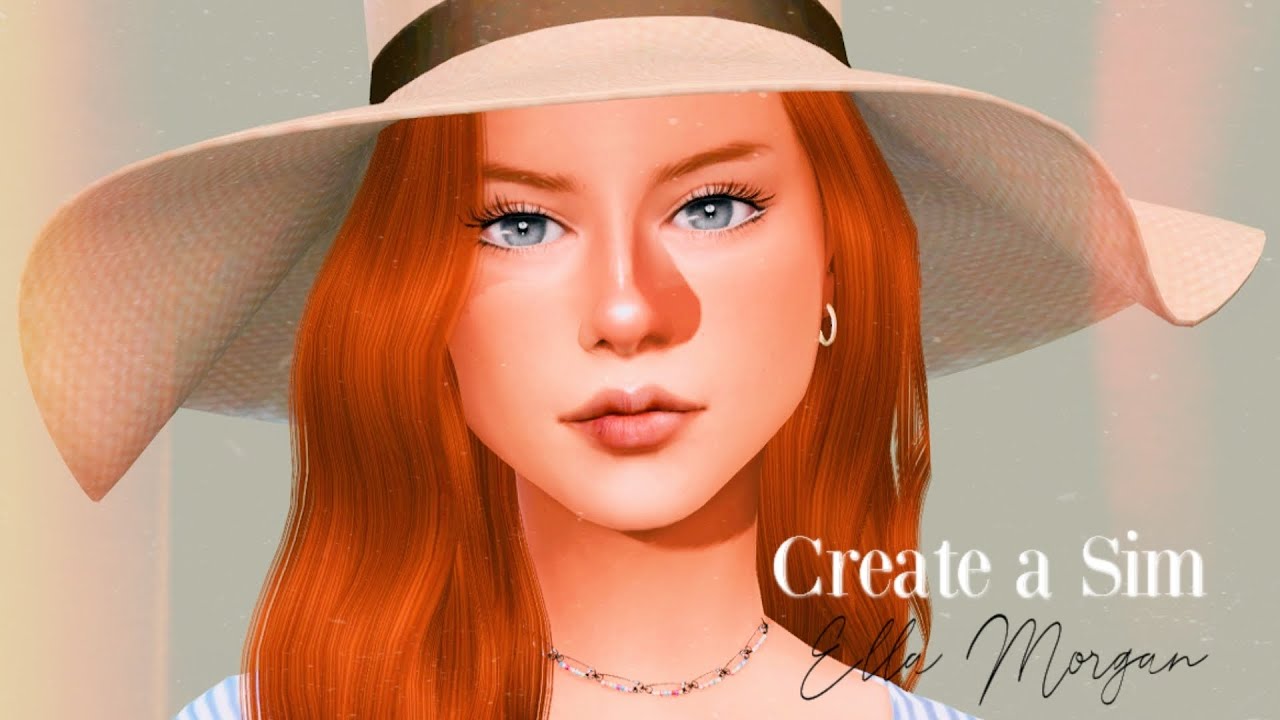 TENTEI CRIAR UMA CAMPONESA NO The Sims 4 | Create a sim - Ella Morgan ...