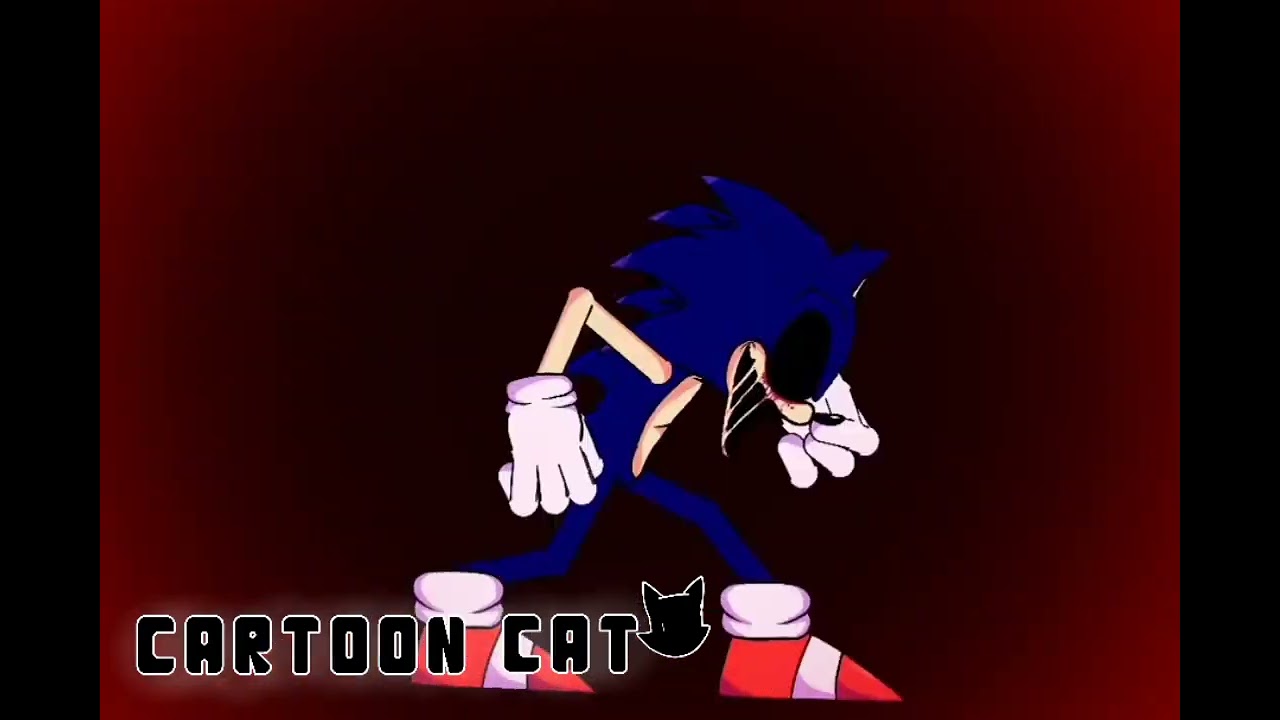 (FNF/Sonic/Dc2) Sonic.exe Round 2 (Remake) Side View Preview Animation ...