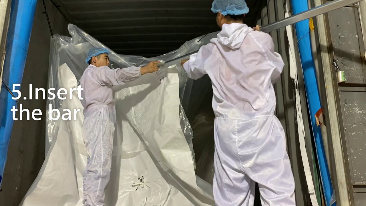 Container liner loading_pneumatic loading bulk liner _liner bags ...