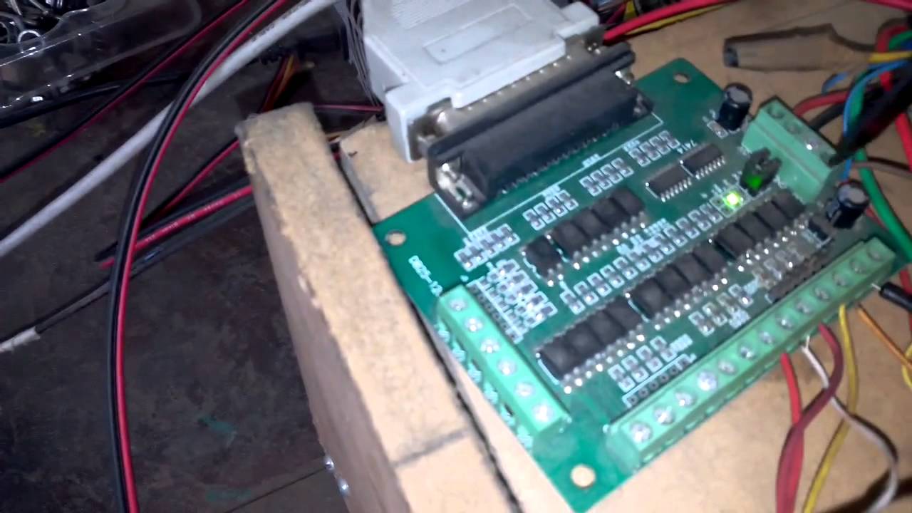 Conectar controladora CNC DB25 12-05 a driver DM542A o Similar - YouTube