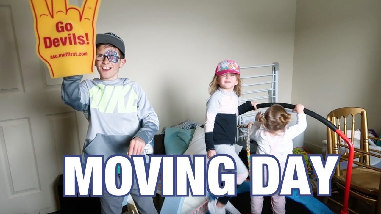 MOVING DAY! | PUTTING KIDS TO WORK WITH LOTS OF CHORES 🥴 - YouTube