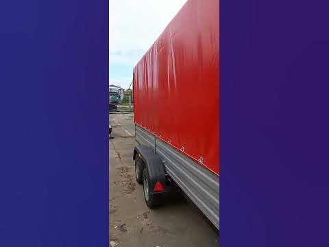Прицеп Бортовой-тентований - YouTube