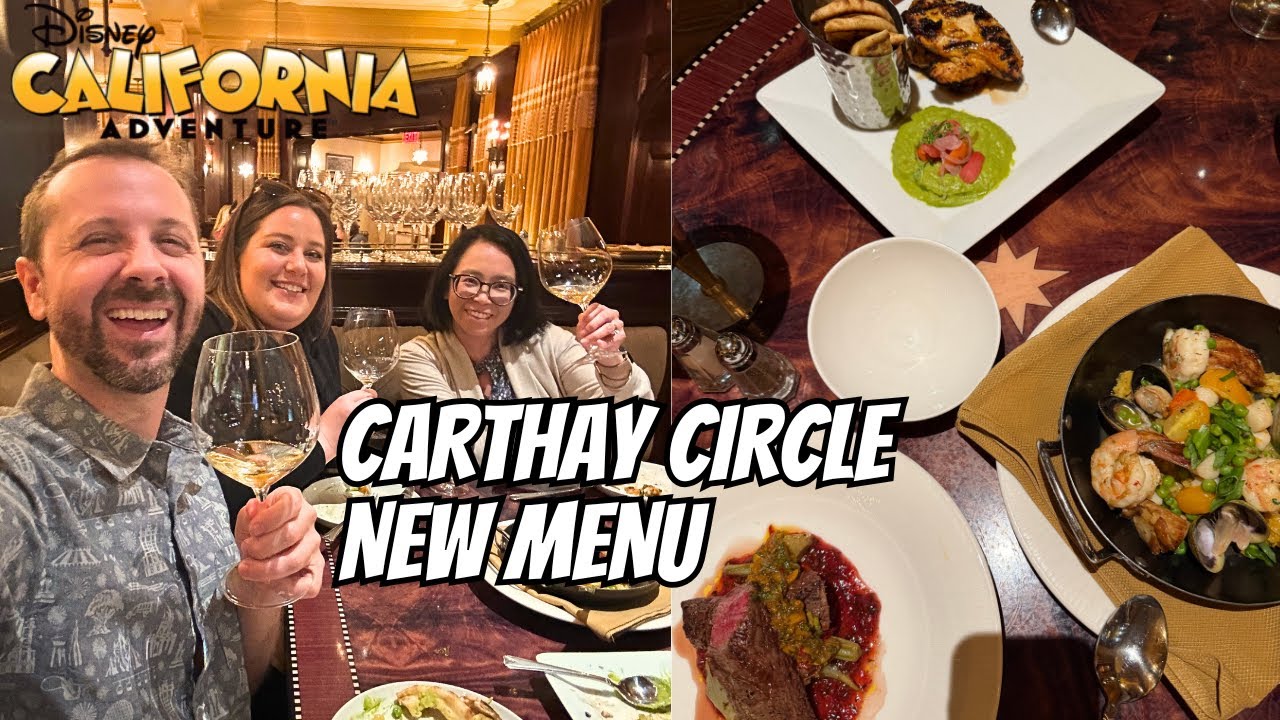 Carthay Circle Restaurant Brand New Menu Spring 2025 - YouTube