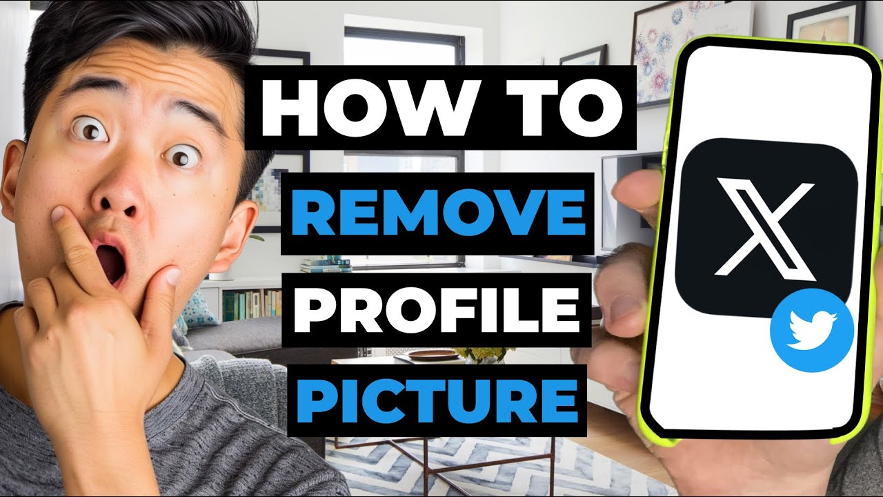 How To Remove Profile Picture On X (Twitter) - YouTube