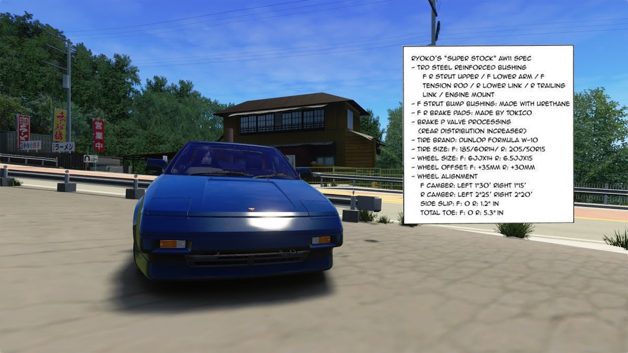 [Assetto Corsa : Over Rev!] (AW11 VS AE86) - YouTube