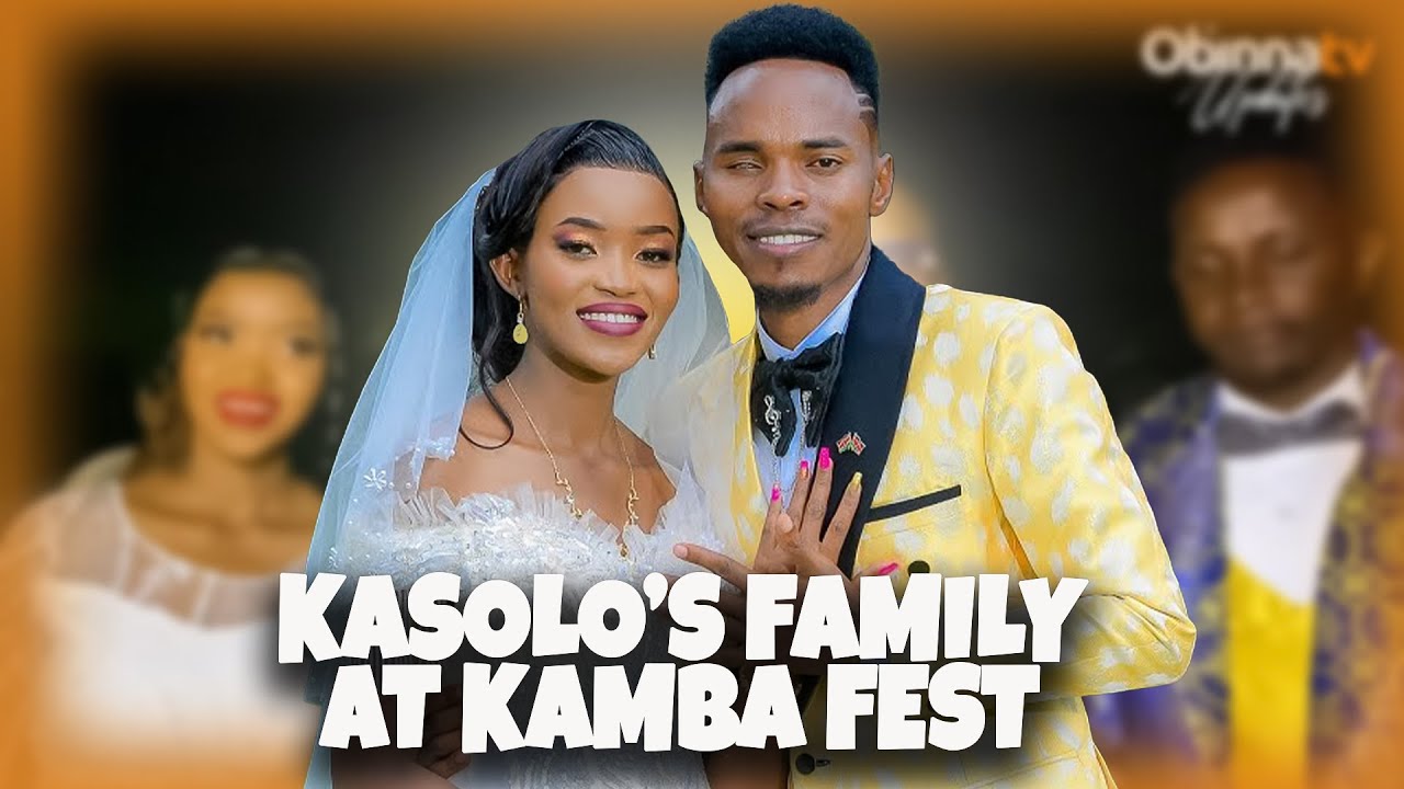 Stephen Kasolo, Wife and Kid Arrives At Kamba Festival - YouTube
