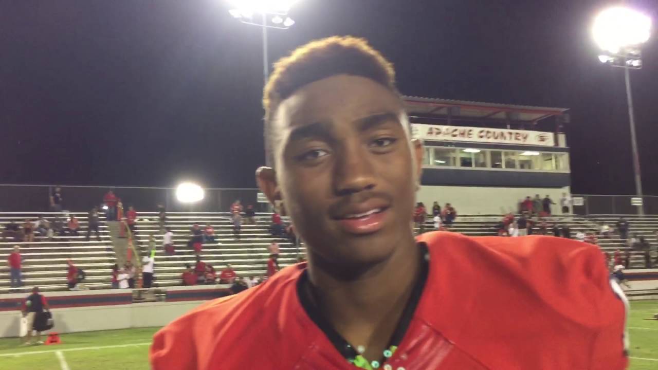 Arron Mosby, WR/DB, Sanger, Class of 2017 - YouTube