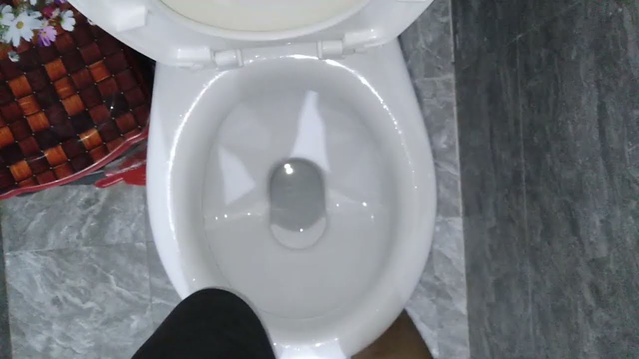 #53: Newer Viglacera open rim toilet at a "pho" restaurant - YouTube