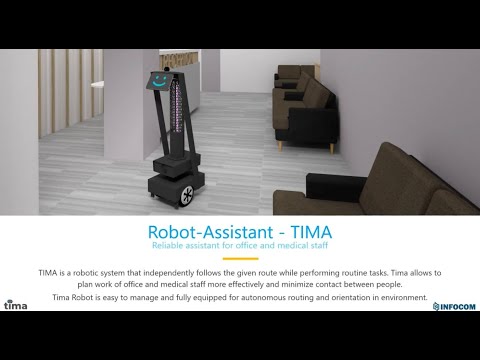 Robot Tima Disinfector by INFOCOM LTD - YouTube