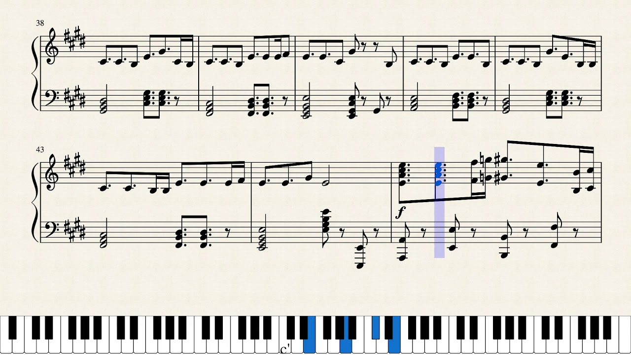 Renai Circulation (Sheet Music) - YouTube