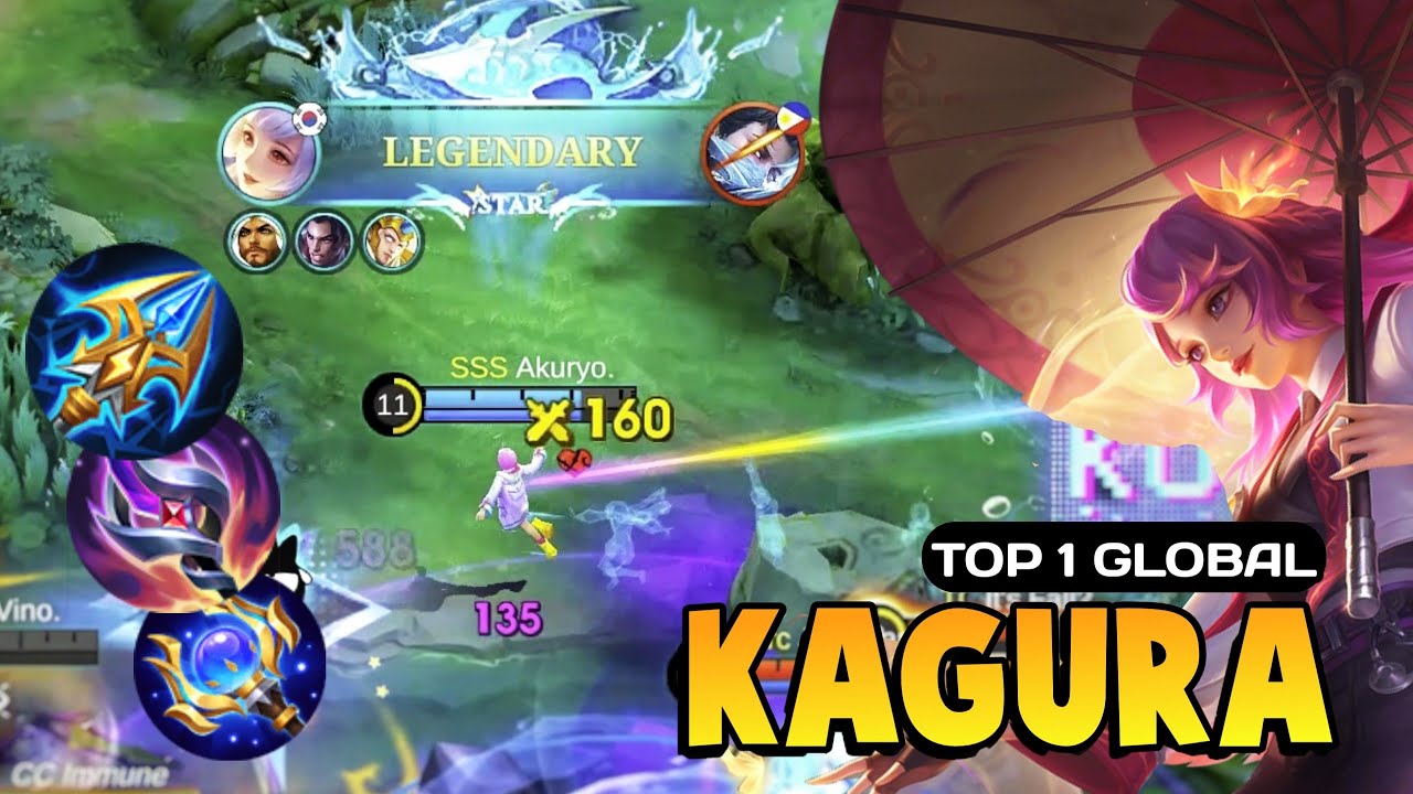 Kagura Best Build 2025 [ Kagura Top 1 Global Gameplay ] Mobile Legends ...