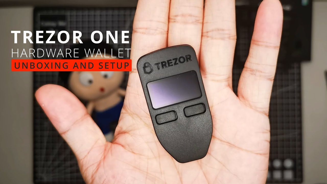 UNBOXING TREZOR ONE HARDWARE WALLET | CONNECTING TO RONIN WALLET FOR ...