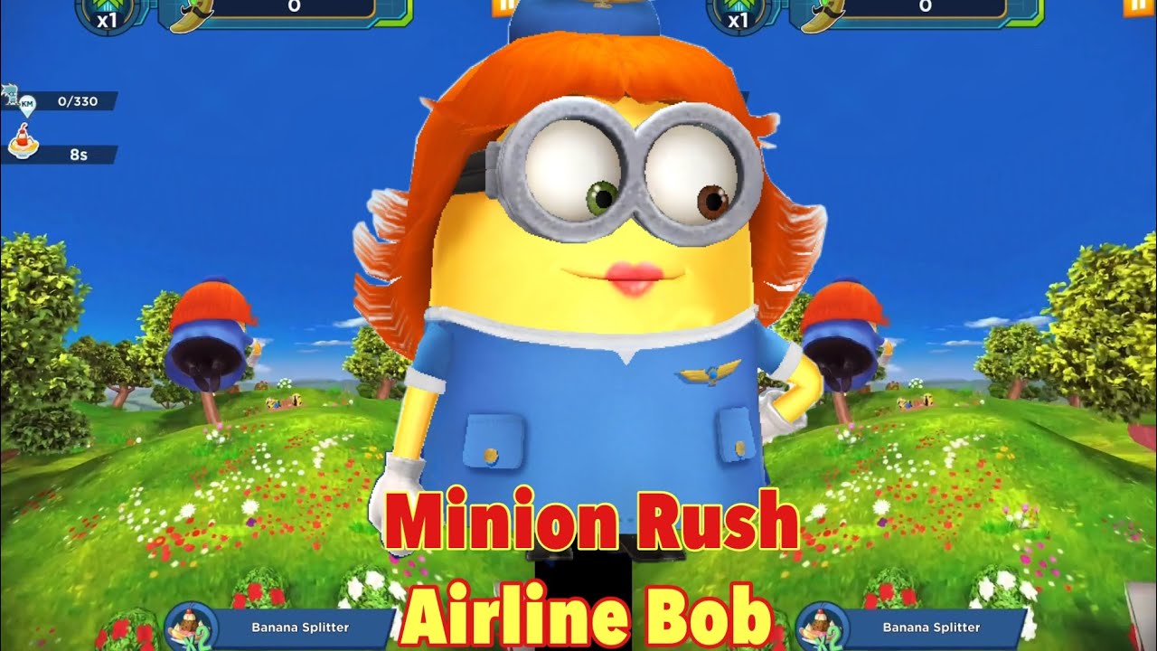 Despicable me Minion rush new costume Minion Rush Airline Bob Gameplay ...