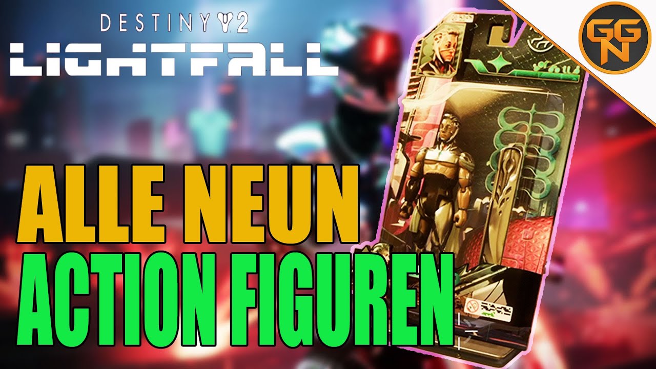 Destiny 2 Lightfall - Alle 9 Action Figuren - Das komplette Set ...