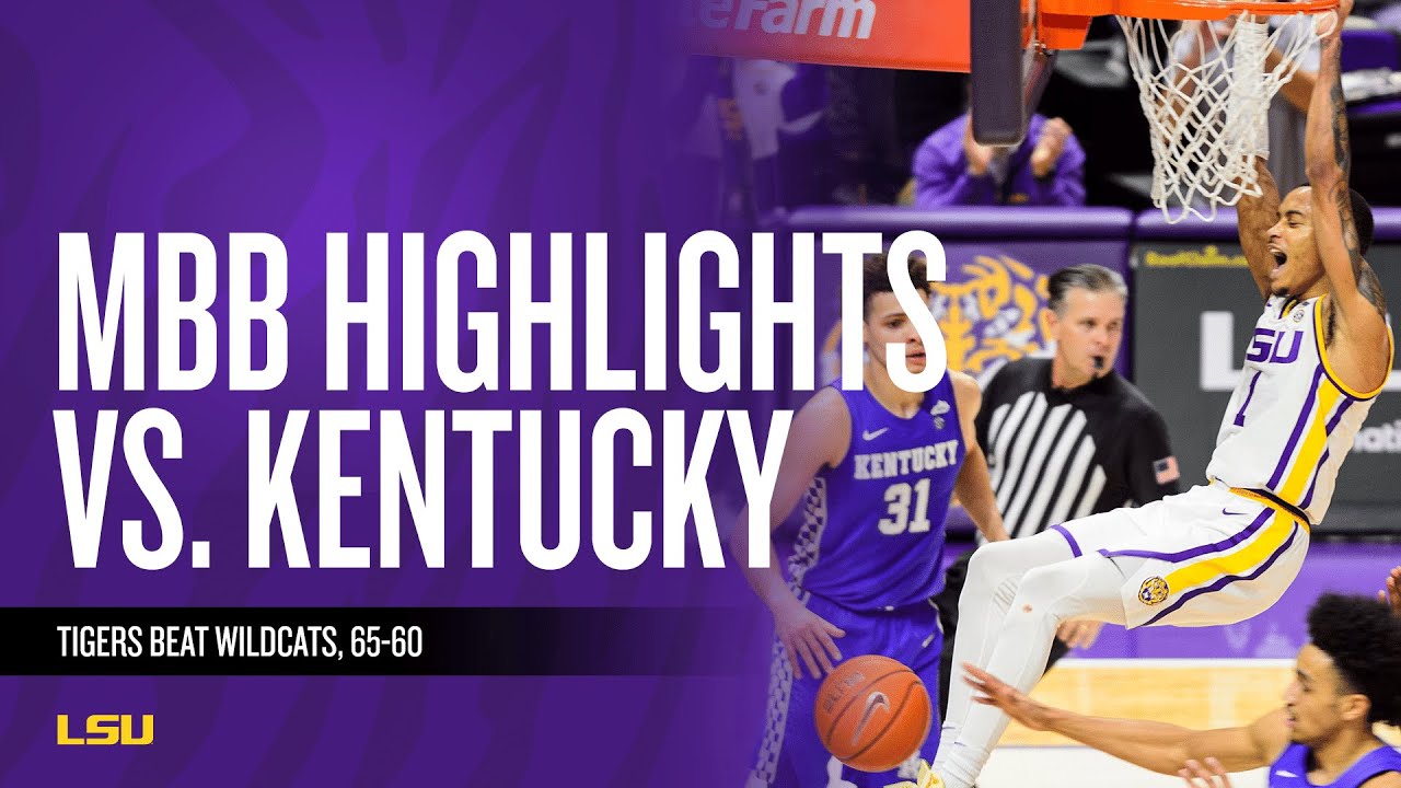 LSU vs. UK Wildcats men's basketball video highlights, final score
