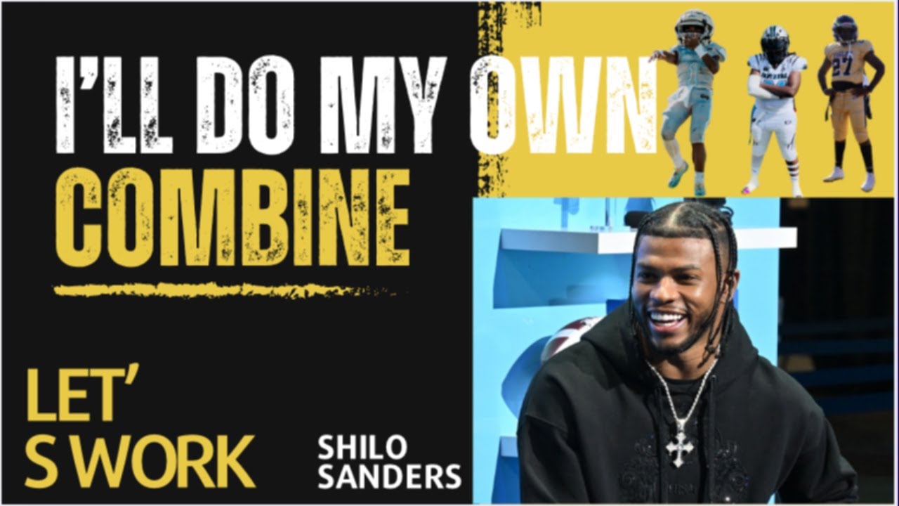 SHILO SANDERS CONDUCTS HIS OWN COMBINE AFTER EXCLUSION FROM NFL | YOUTH ...