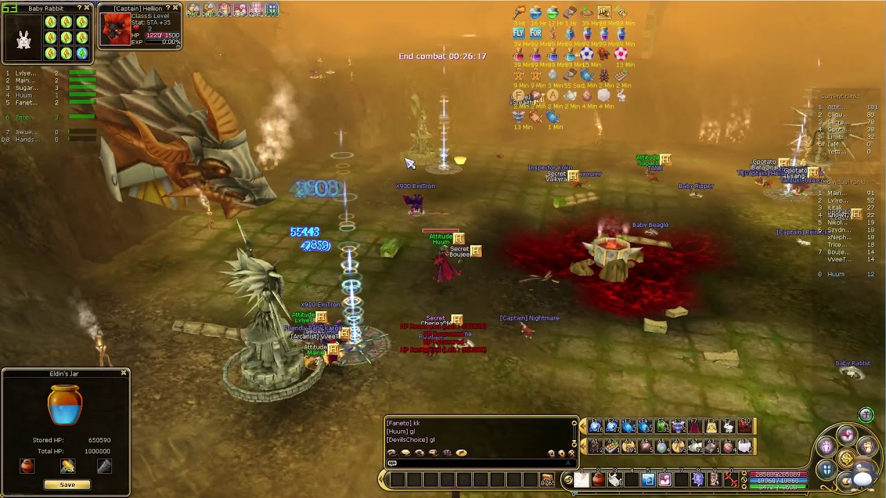 Flyff Guild Siege Mocomochi 27/01 Huum Range asal simulator - YouTube