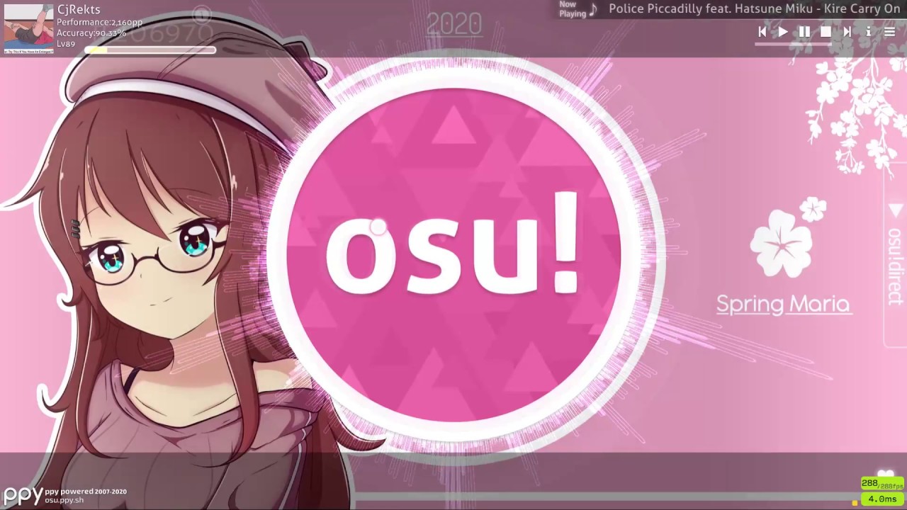 osu! New Fully Custom skin with 3 different styles mix showcase (still ...