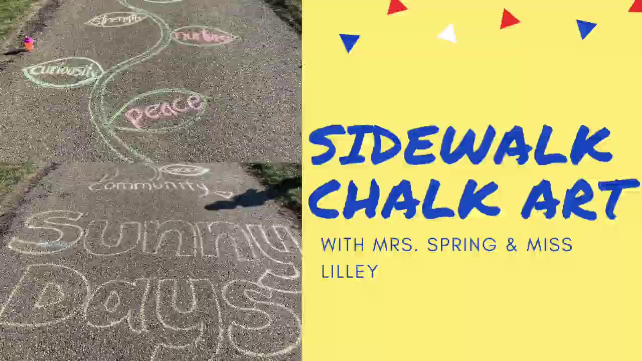 Sidewalk Chalk Art - YouTube