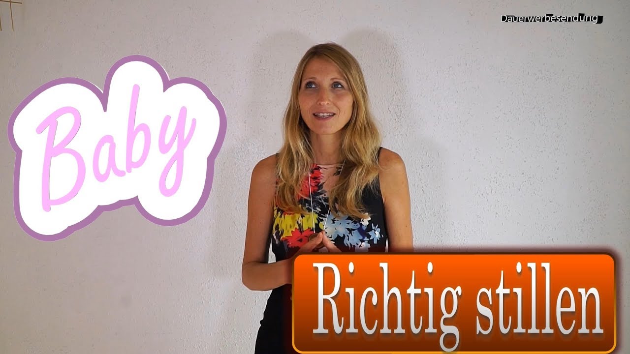 Baby richtig stillen - YouTube