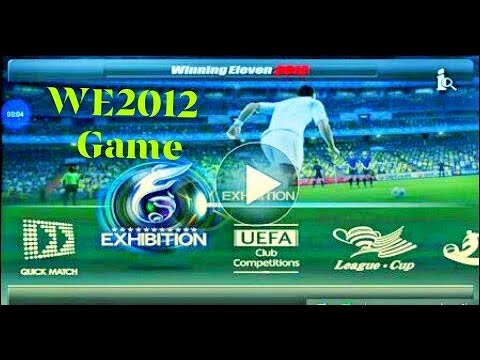 WE2012 football game phone app . WE212 game app - YouTube